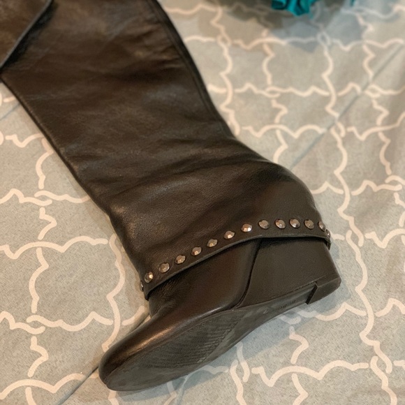 BCBGeneration | Shoes | Black Leather Boots | Poshmark